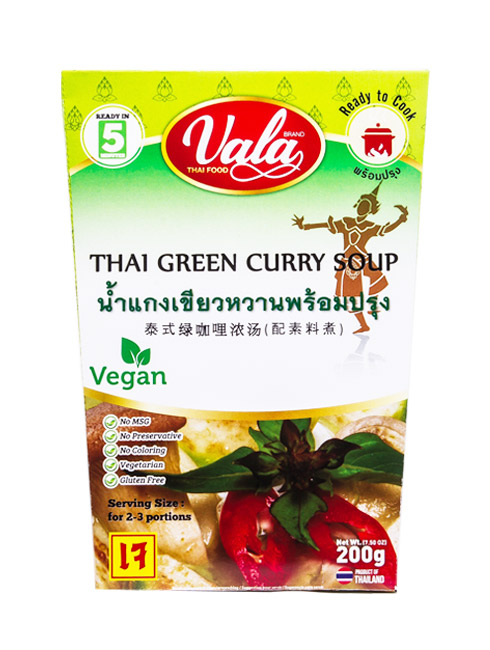 Thai Green Curry Soup 200 g. - Vala Thai Food